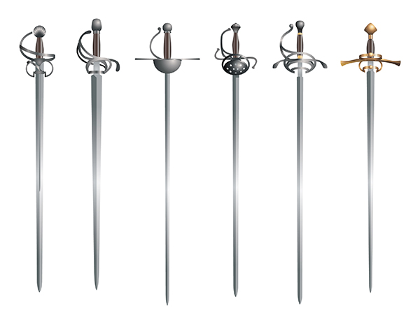 Functional Replica Renaissance Swords